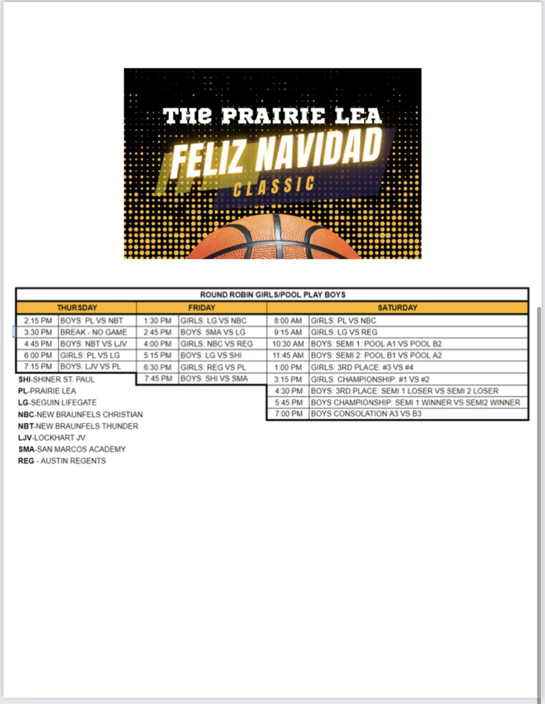 Live Feed | Prairie Lea Independent School District